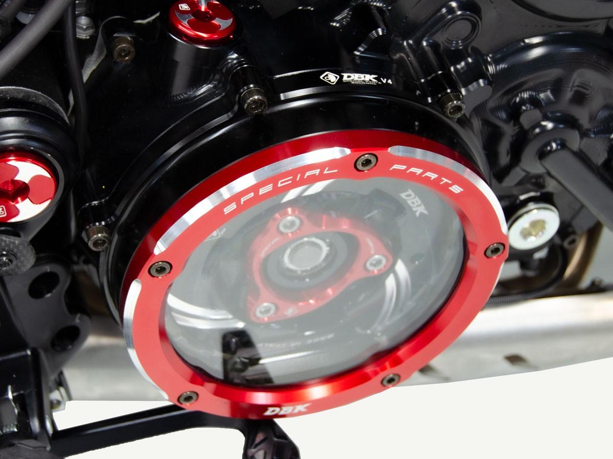 Ducabike DBK - CCV401 - CLEAR CLUTCH COVER PANIGALE V4 - DucabikeDirect